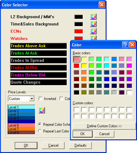 Changing Background Font Colors